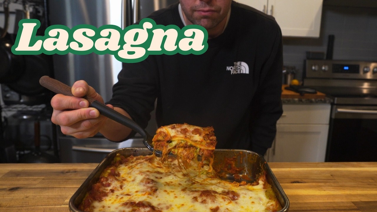 Lasagna for dinner. I wanted to try something a little different. - YouTube
