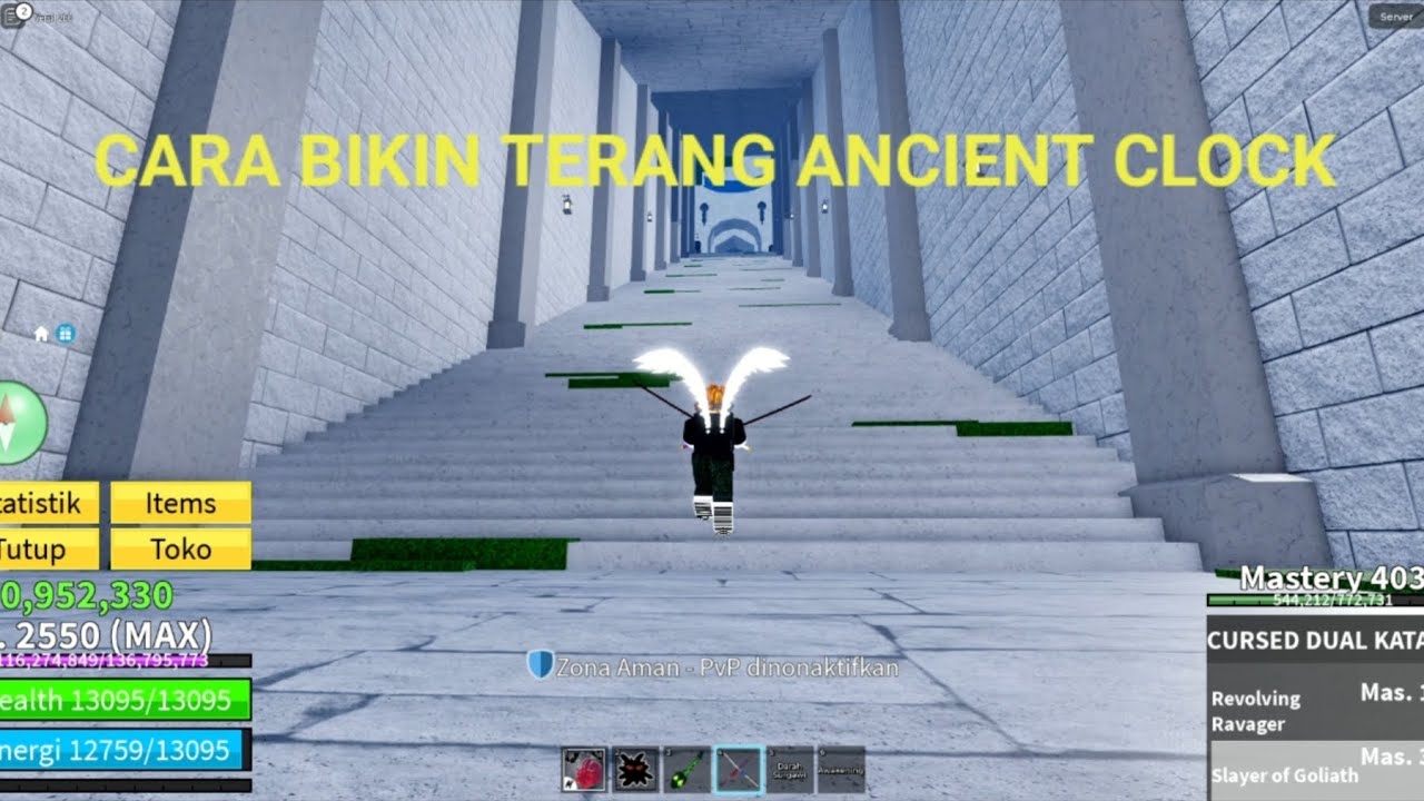 cara agar ancient clock kalian bisa terang dan bisa ganti gear ...