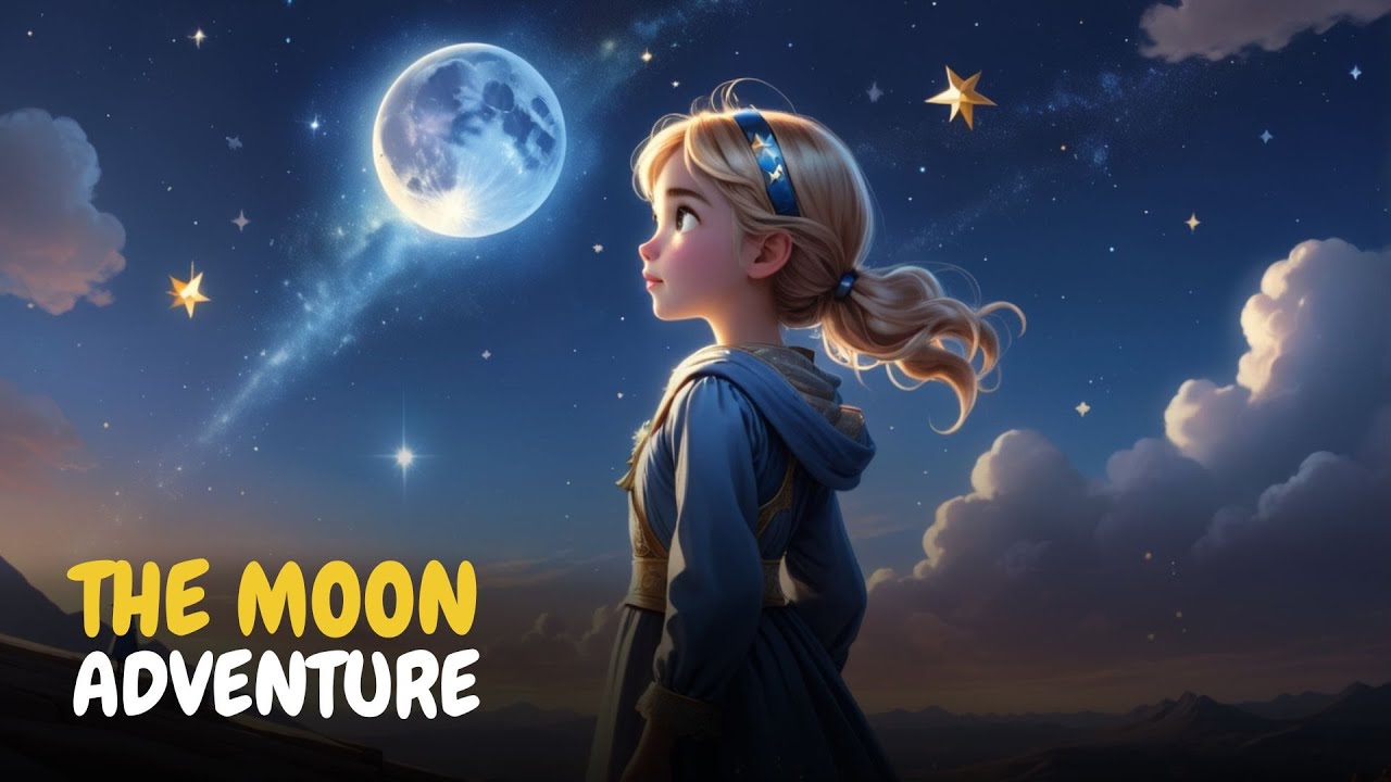 Luna's Trip to the Moon || English Bedtime Story For Kids - YouTube