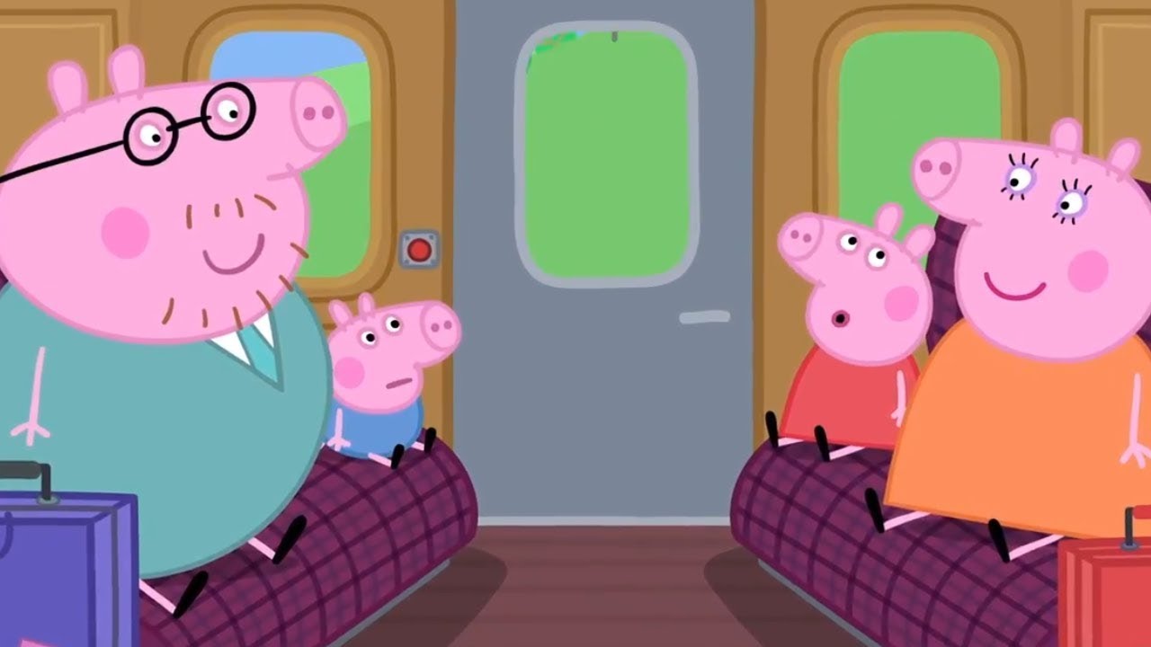 Peppa Pig's Train Adventure 🐷🚂 Peppa Pig Official Channel Family Kids ...