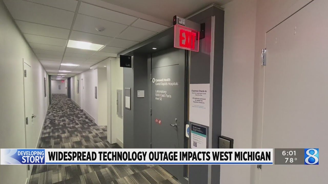 Here's what the global technology outage affected in West Michigan ...