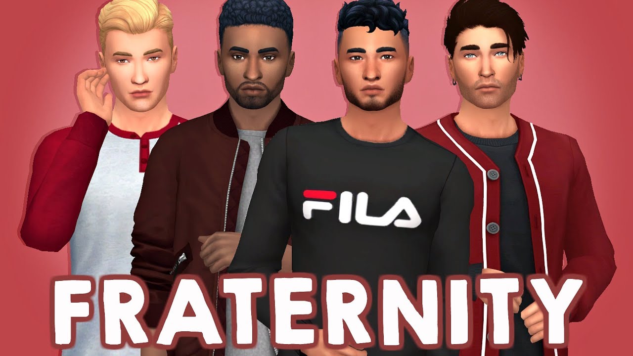FRATERNITY GUYS | Sims 4 Create A Sim - YouTube