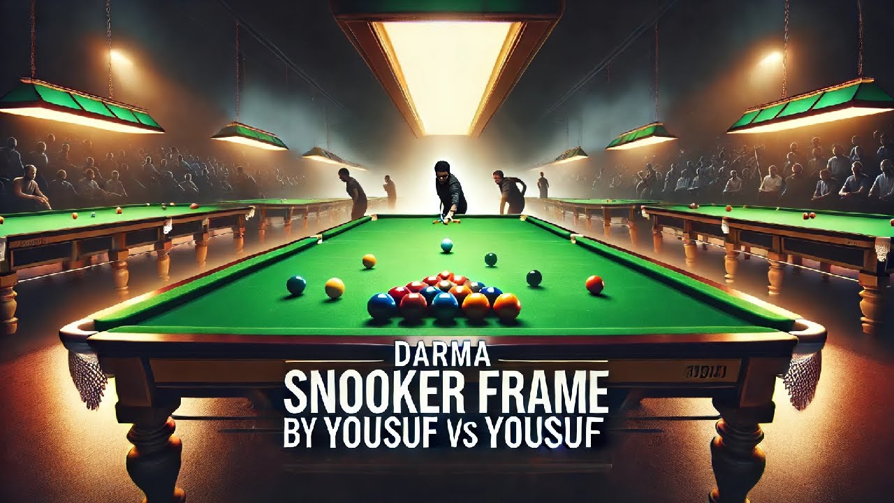 Dramatic Snooker Frame | Yousuf vs Yousuf – Intense Snooker Battle ...