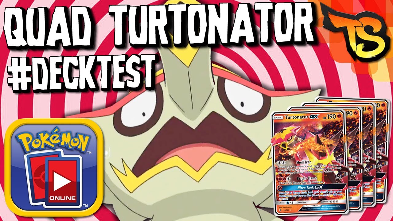 Pokémon TCG - QUAD Turtonator GX Deck! (Obviamente, não funciona!) # ...