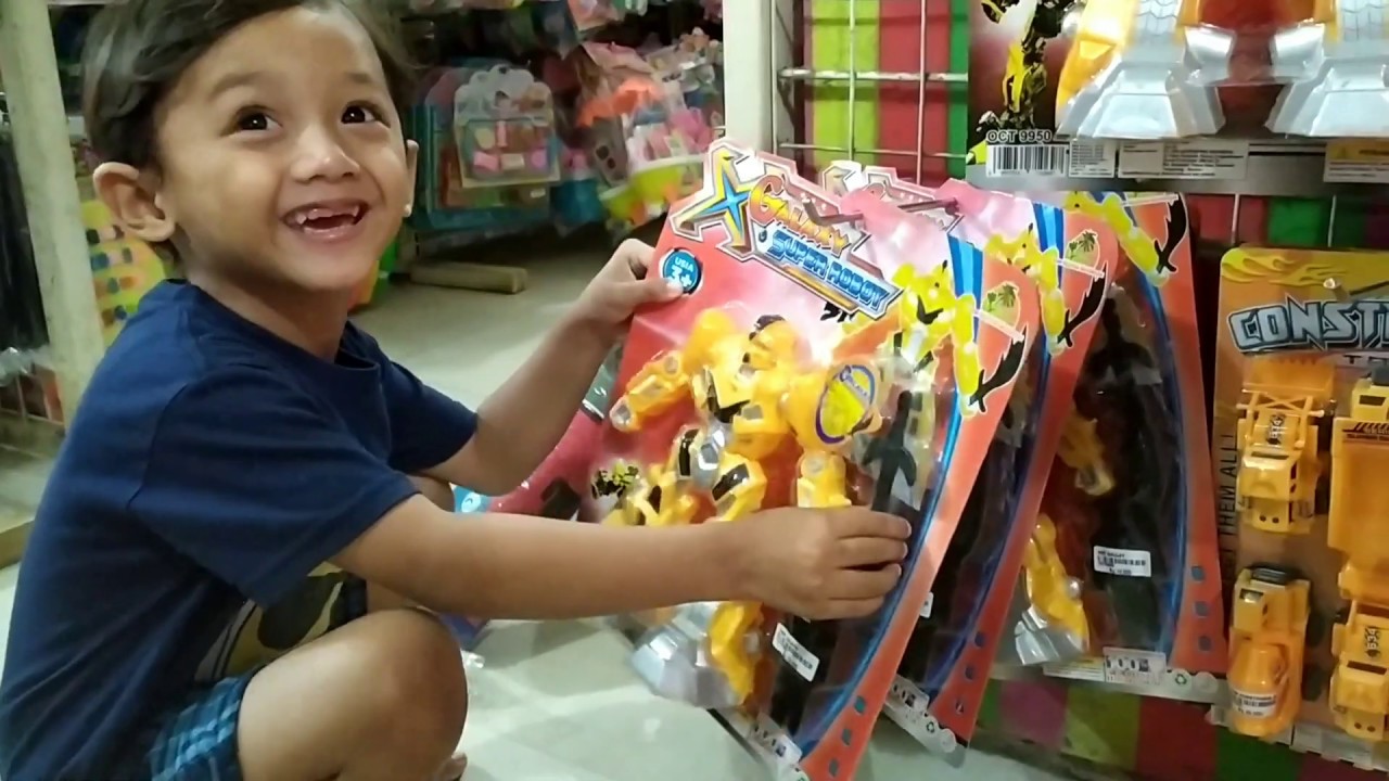 Beli mainan lagi || mainan robot || Robot mini || mini ZERO || mainan ...