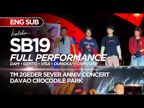 [4K w/ ENG SUB] SB19 on TM 2GEDER 5EVER Anniv Concert FULL PERFORMANCE at Davao Crocodile Park