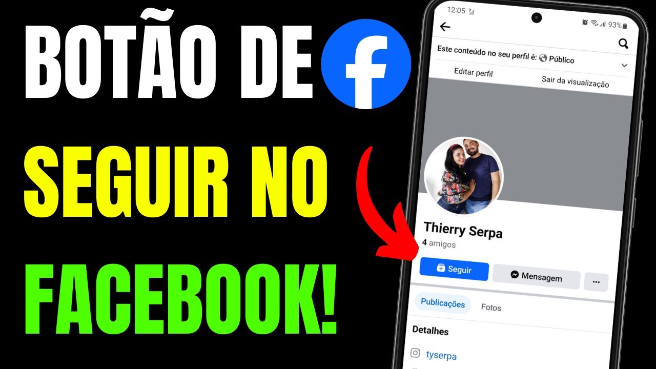 COMO COLOCAR BOTÃO de SEGUIR no FACEBOOK 2024 - YouTube