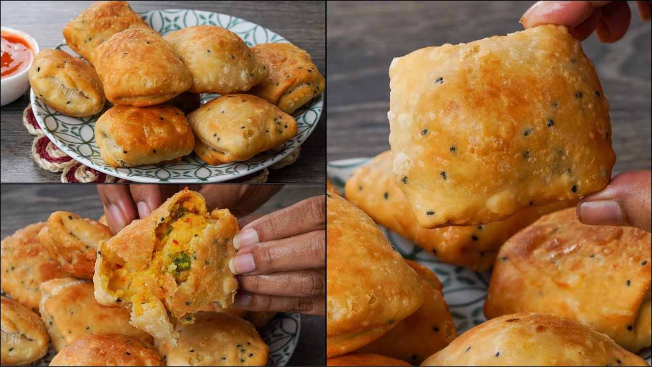 Aloo Puff Snacks Recipe | Crispy & Delicious Aloo Snack Recipe | Aloo ...