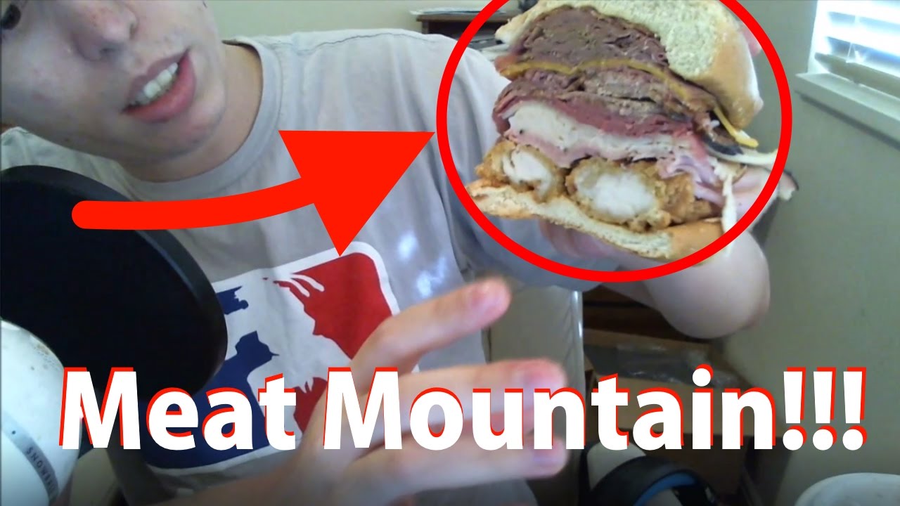 Arby's Meat Mountain Sandwich Review (Challenge) - YouTube