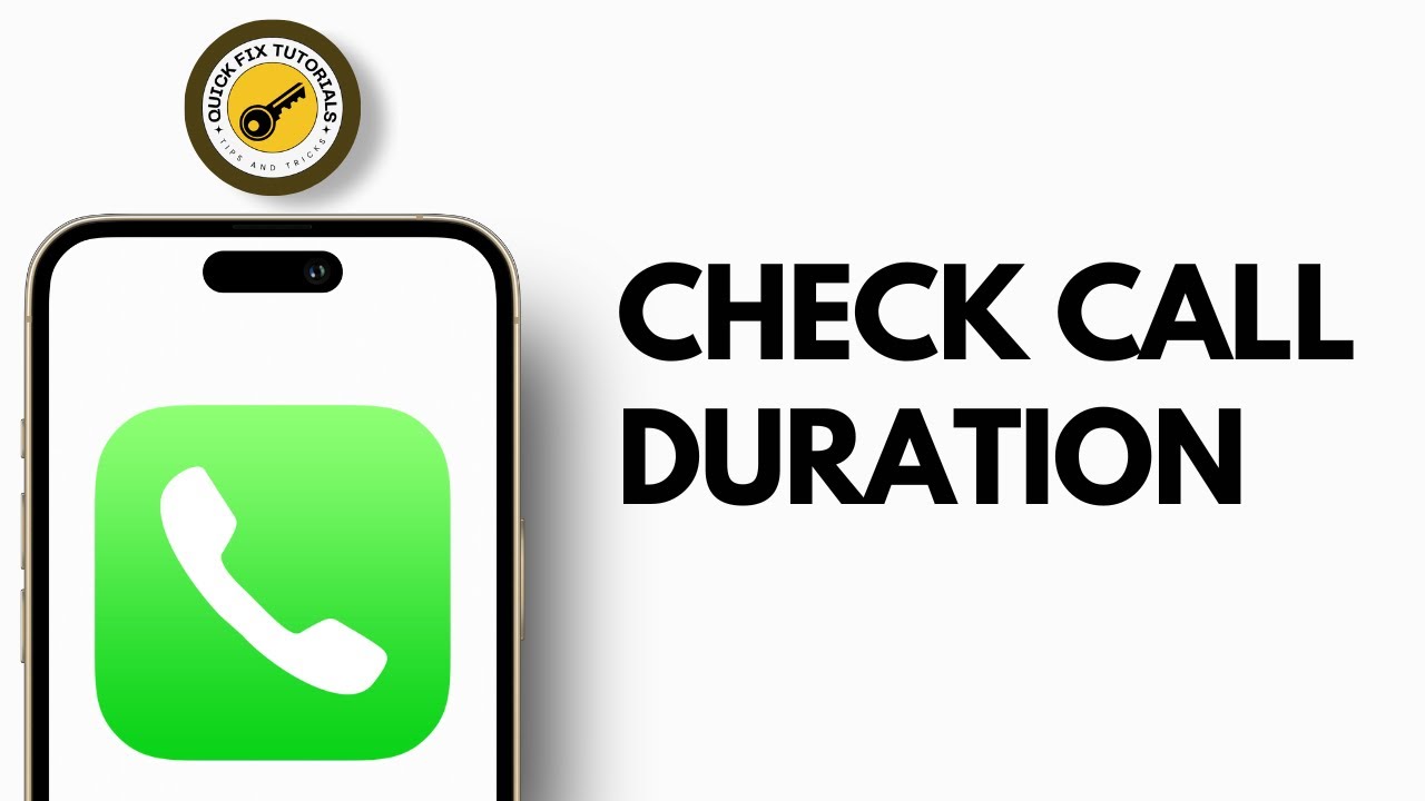 How To Check Call Duration in IPHONE - YouTube