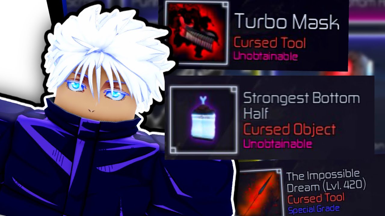 Every Special Grade Weapon/ Clothing in Jujutsu Infinite Roblox - YouTube