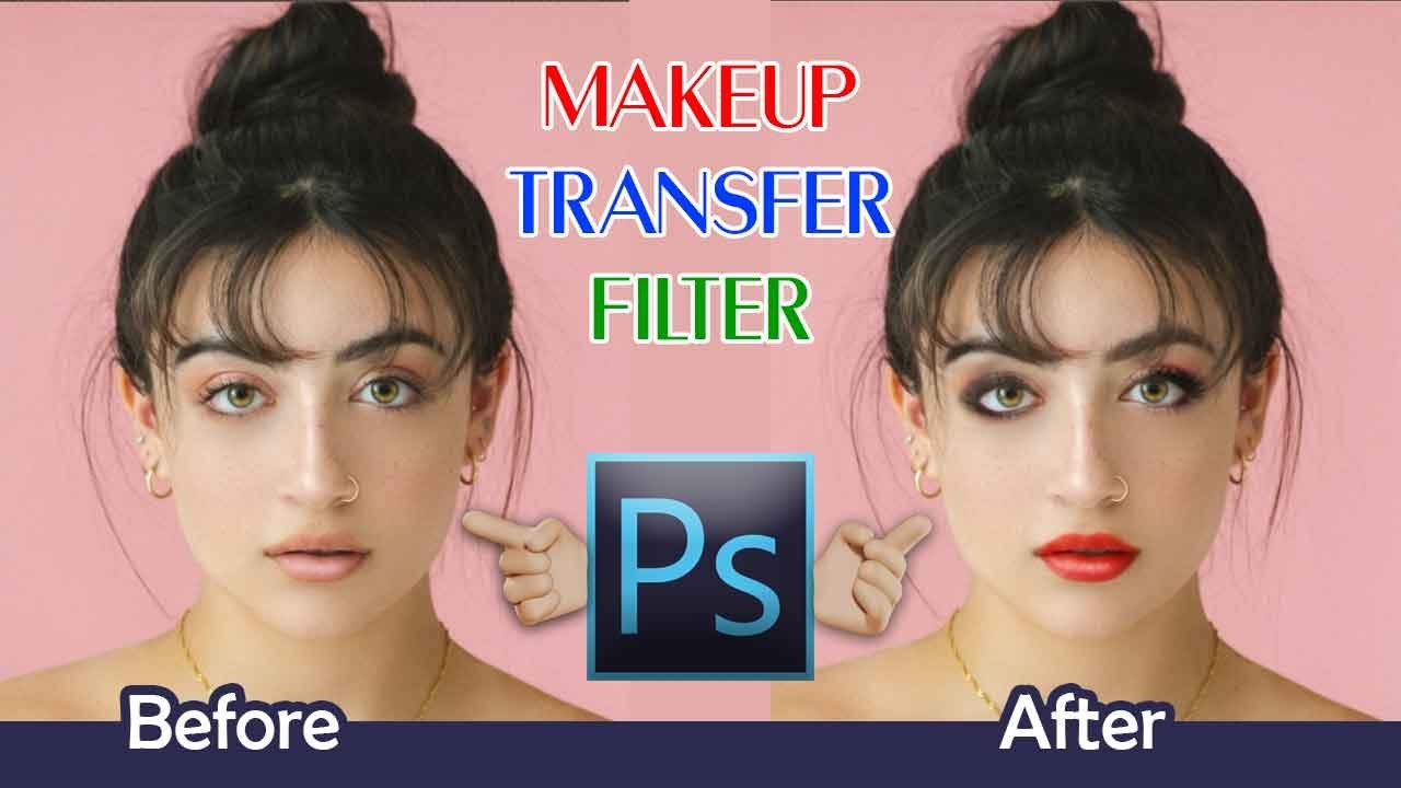 How to Use Harmonization Filter | Makeup Transfer Effect in Photoshop # ...