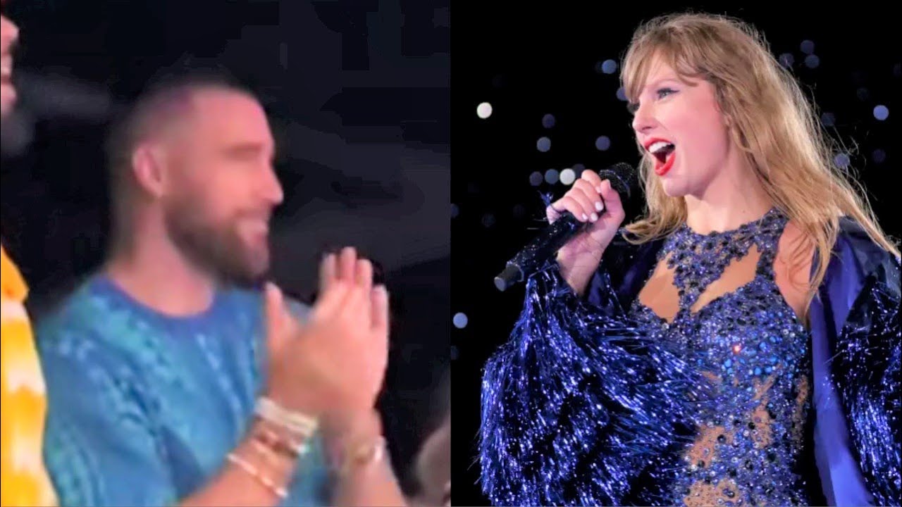 Travis Kelce Caught Clapping When Taylor Swift Says That My Man at ...