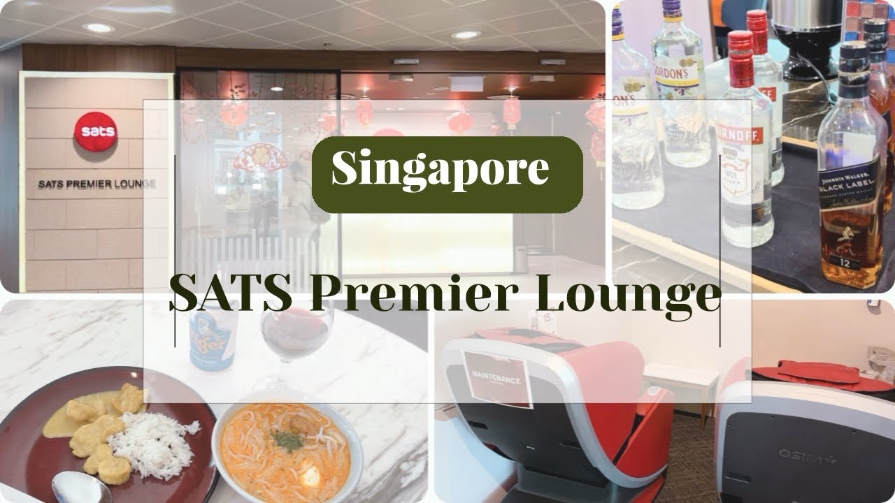 SATS Premier Lounge - SINGAPORE / SATS プレミアラウンジ ️シンガポール空港ラウンジ-フライト前、合間の ...