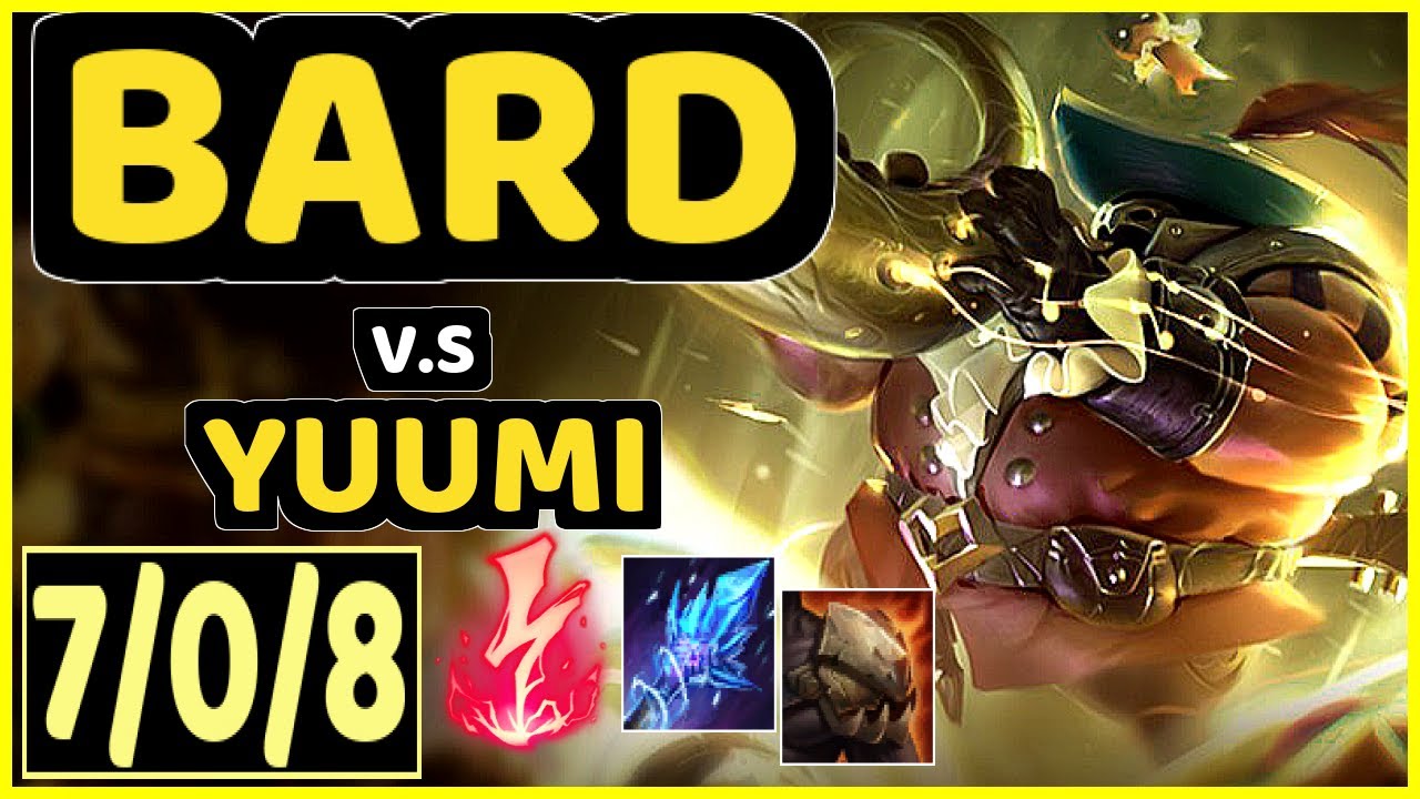 JOEY (BARD) vs YUUMI - 7/0/8 KDA BOTTOM SUPPORT GAMEPLAY - NA Ranked ...