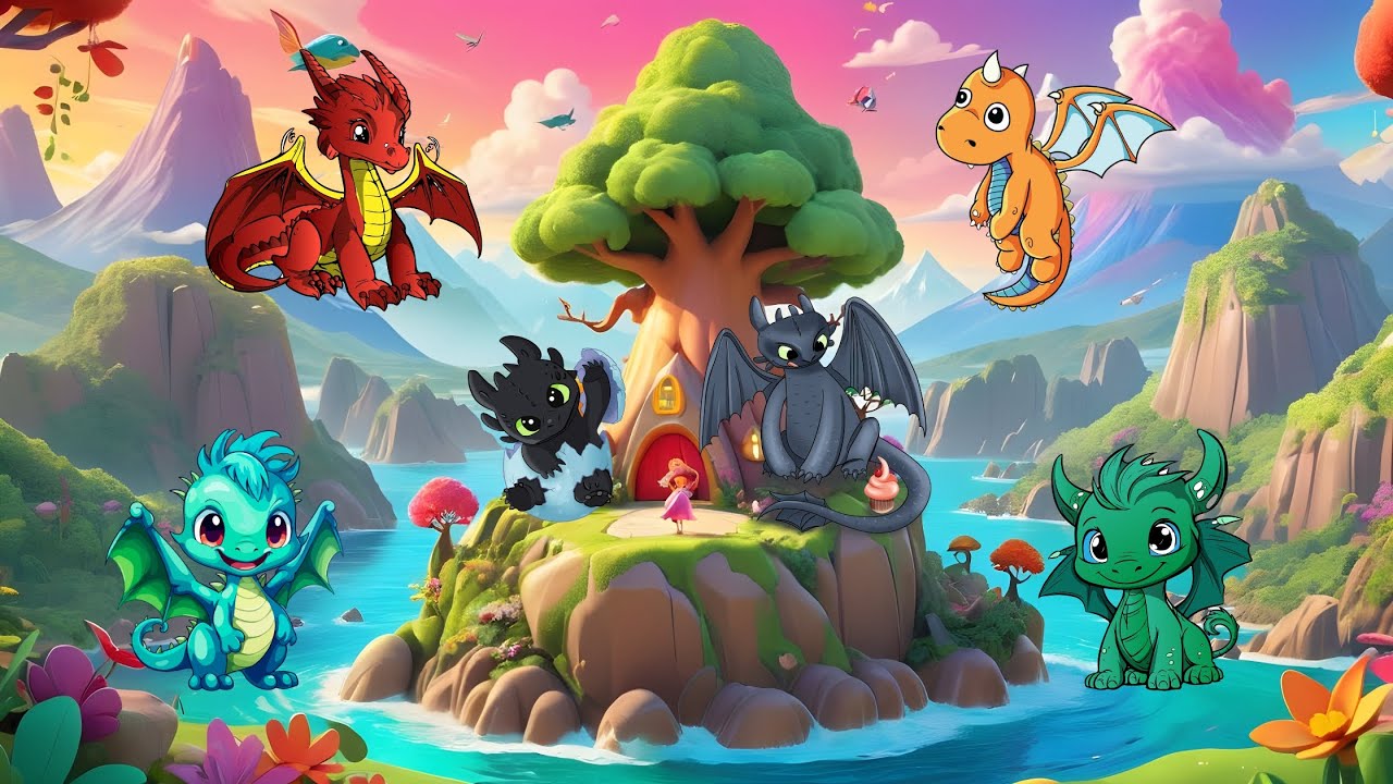 Learn Dragon Names For kids in English | Dive into a world of magical ...