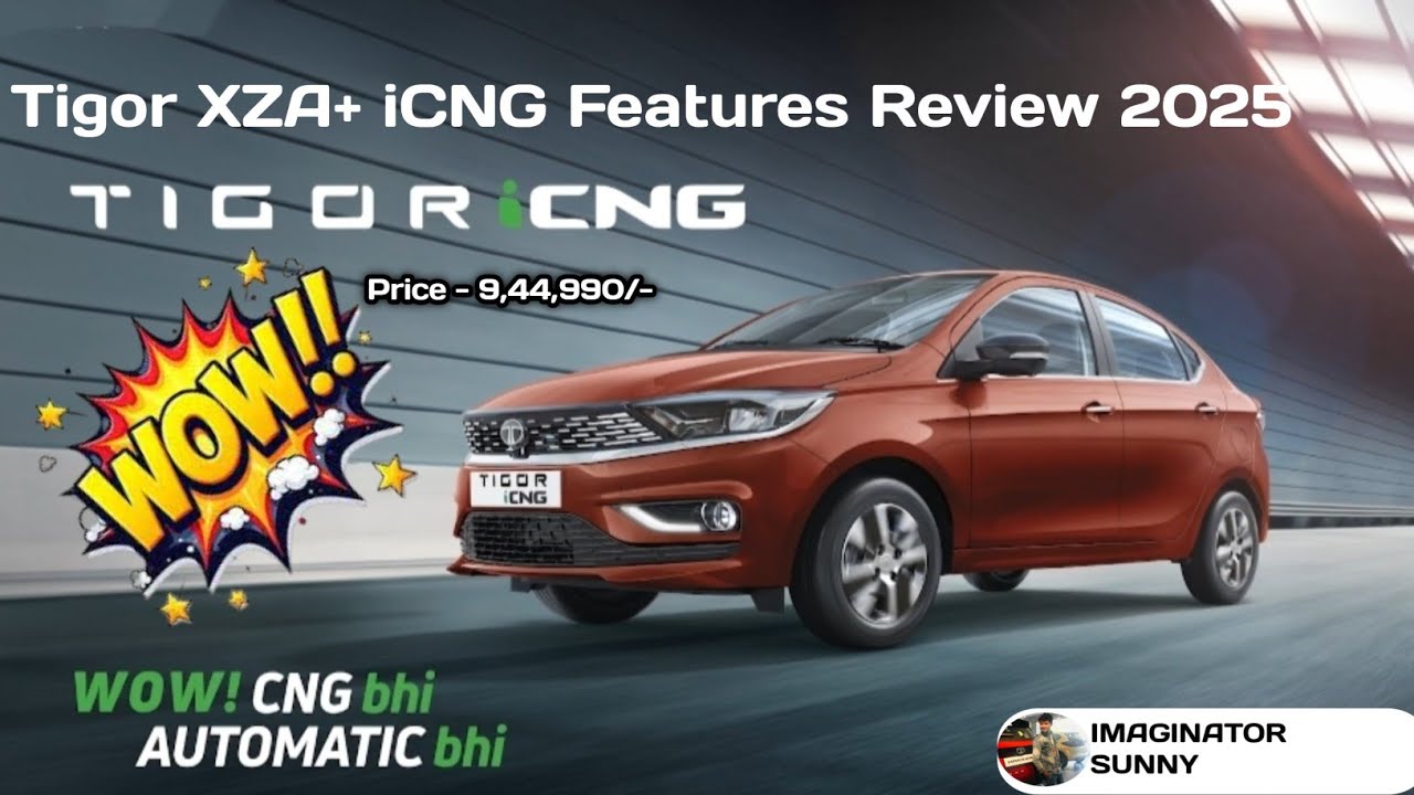 Tigor xza plus cng amt 2025 model | new tata tigor xza plus icng ...