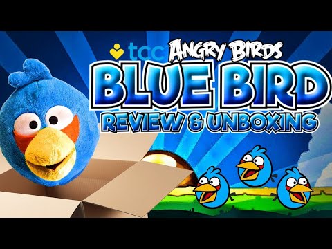 Angry Birds Plush: TCC GLOBAL: BLUE BIRD PLUSH (Review & Unboxing - YouTube