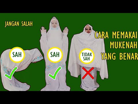 Cara memakai mukena yang baik dan benar