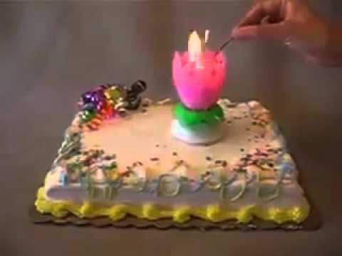Como prender una vela de pastel - YouTube