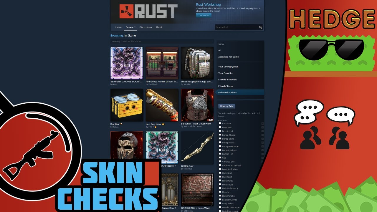 Rust Workshop Skin Checks (February 25 2025) - YouTube