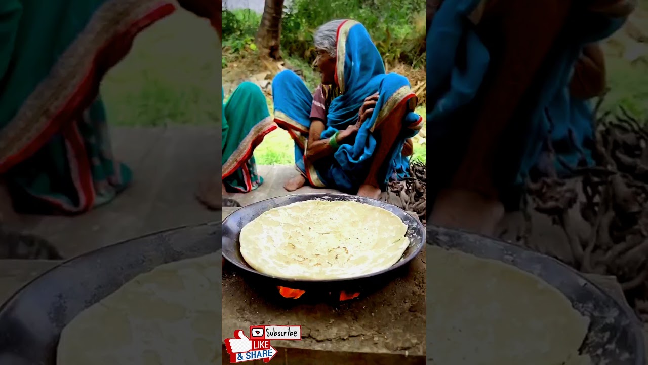 Village Cooking- Bhakri | Maharashtrian Recipe | How to make Bhakri ...