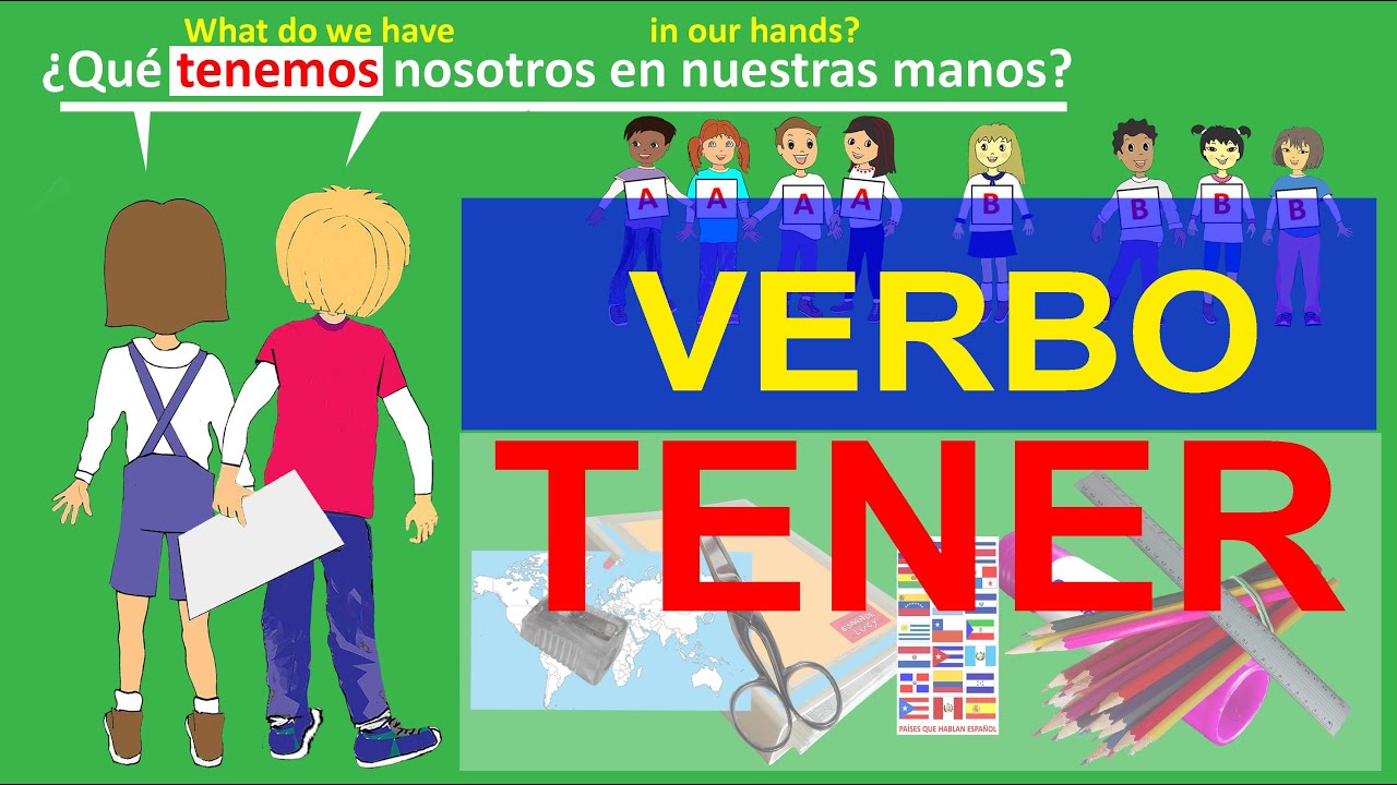 TODO - Spanish for kids - Lesson 18 - ¿Qué tengo en la mano? - Verbo ...