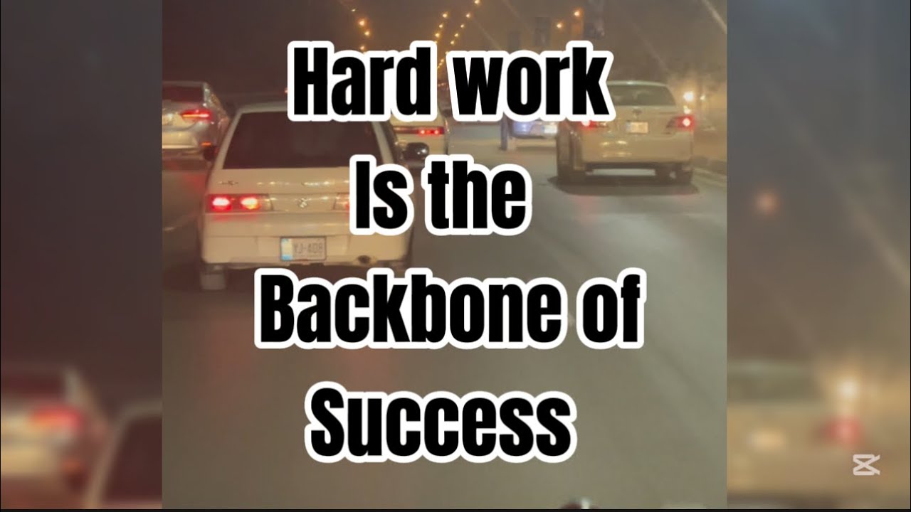 Hard work is the backbone of success💫#trending#motivation# ...