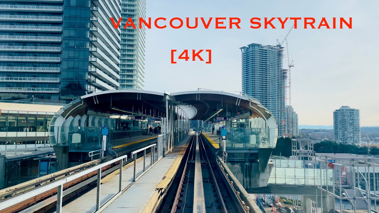 🇨🇦[4K] Vancouver Skytrain, MILLENNIUM LINE ,CANADA, 2023 - YouTube