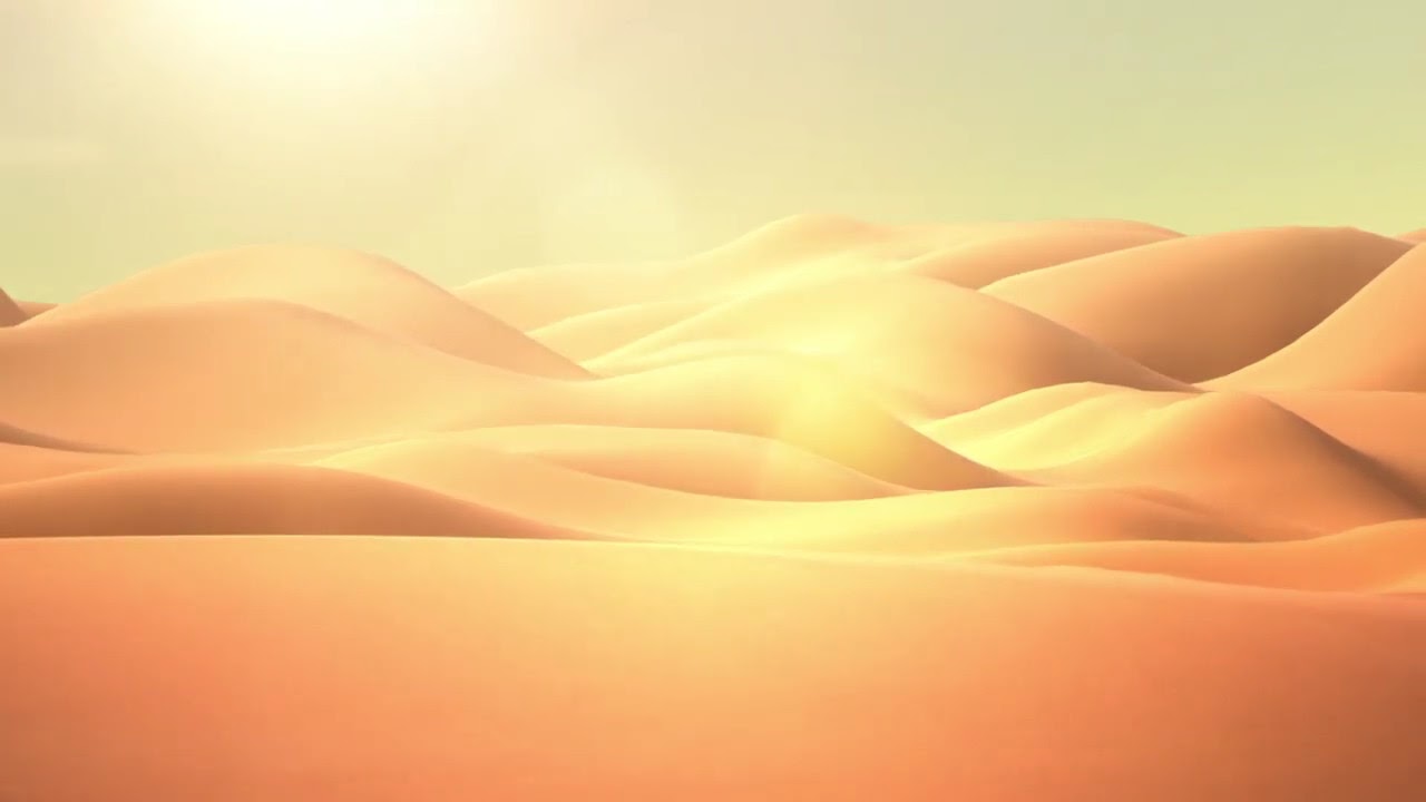Lonely Desert - copyrights free animated background - YouTube