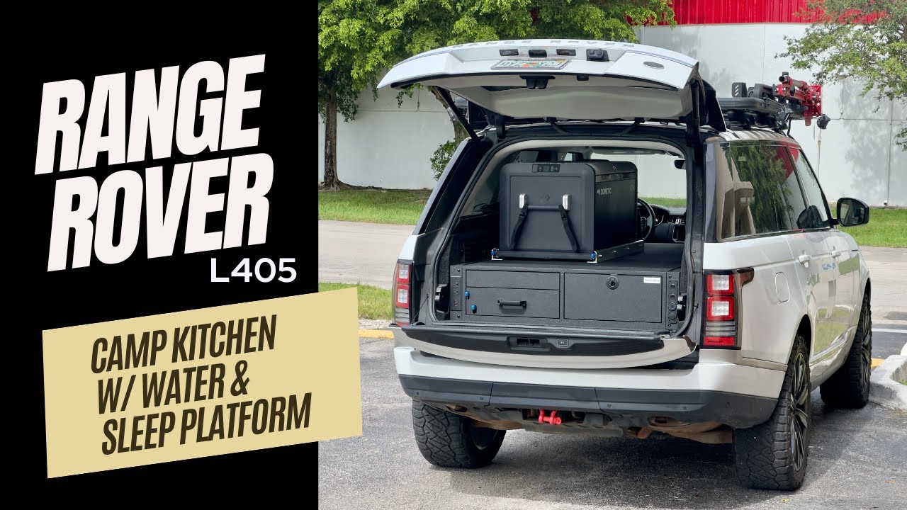 Drawer System with Dual Zone Fridge and Water System for Range Rover ...