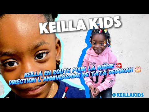 Voyage surprise ✈️ Keilla part fêter sa tante Deborah en Suisse !