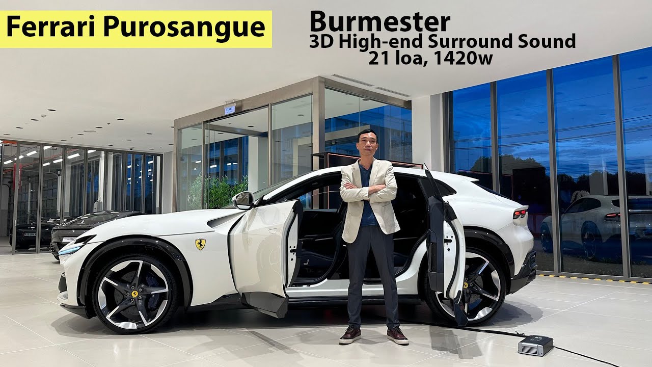 Ferrari Purosangue dùng hệ thống âm thanh 3D High-end Burmester 21 loa ...