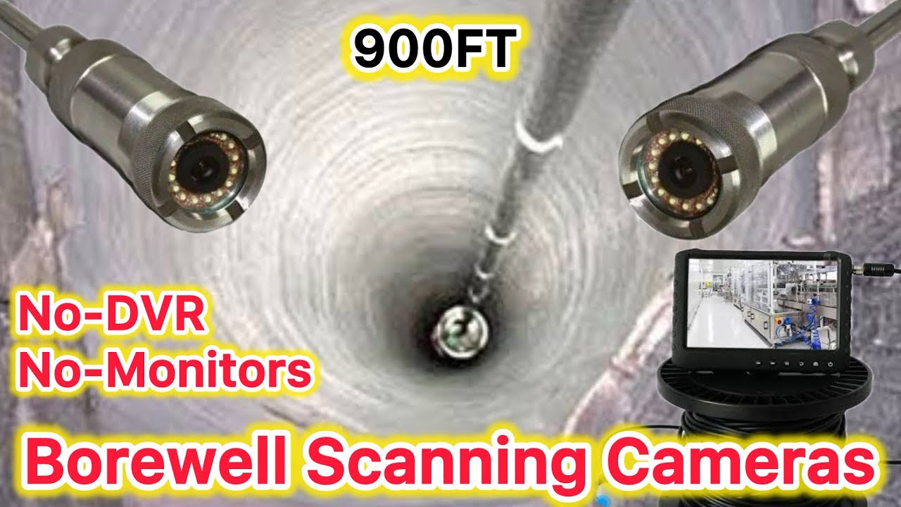 Borewell camera scanning|borewell inspection camera|water level check ...