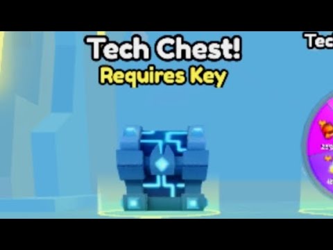 opening the tech chest to get................ in pet sim 99 - YouTube