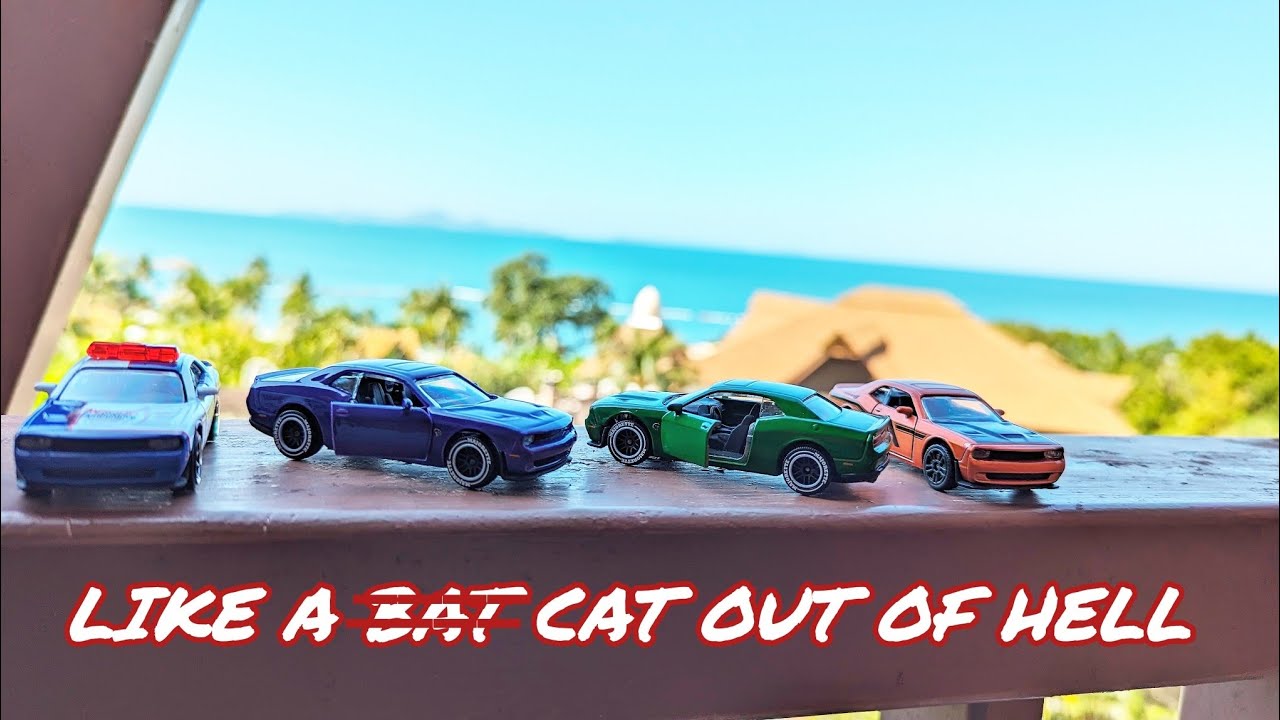 Challenger SRT Hellcat in 4 Different Colors - YouTube