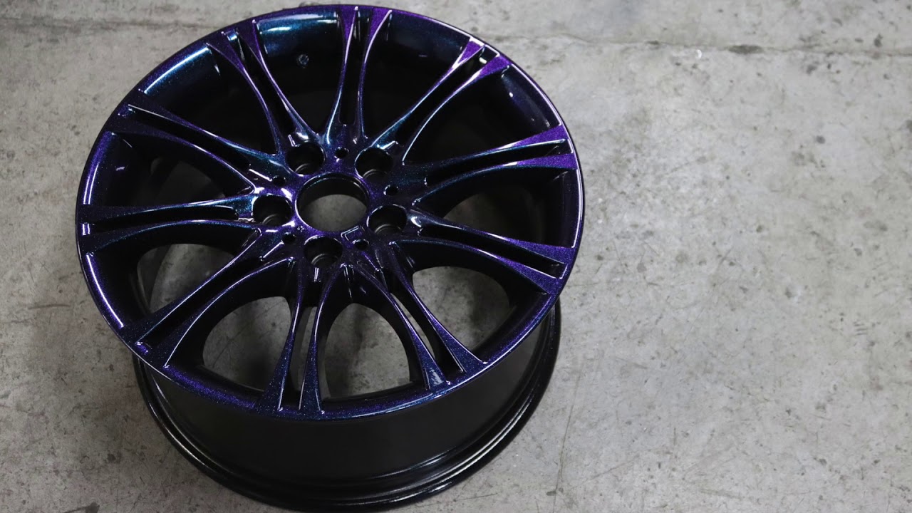 Check out these iridescent BMW wheels! - YouTube