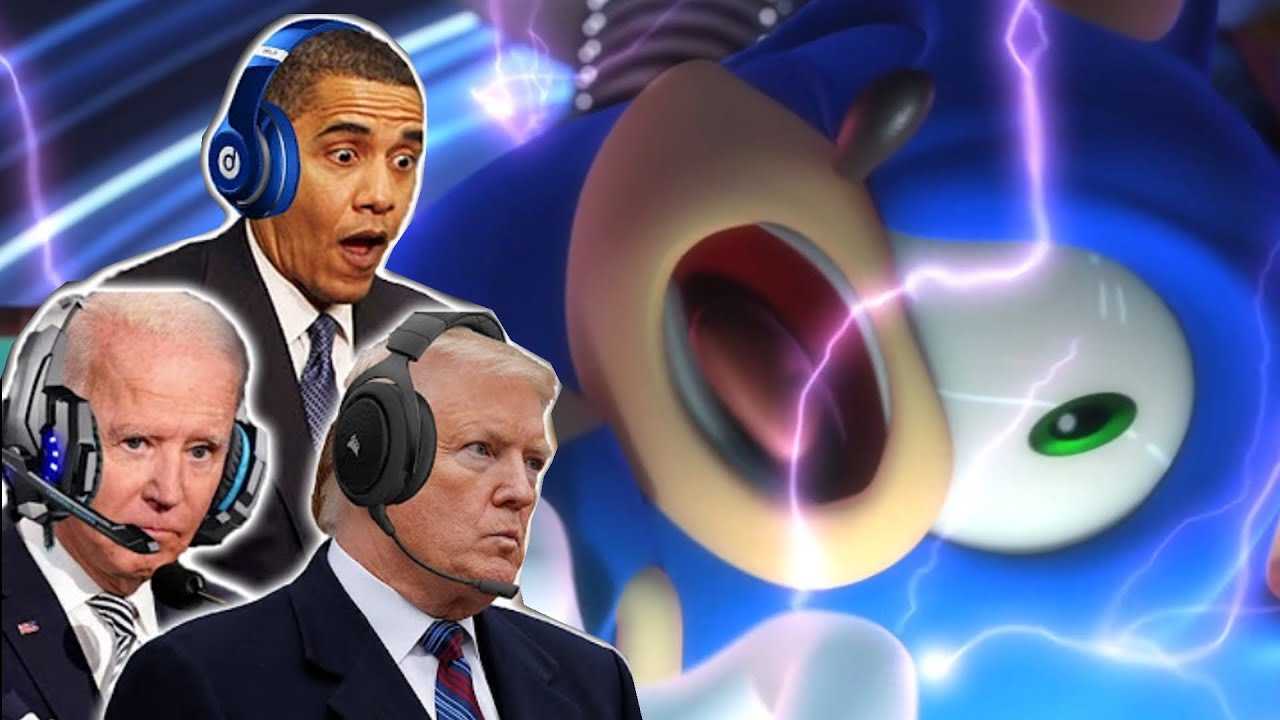 Presidents play Sonic Unleashed - YouTube
