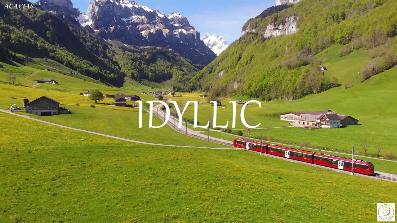 #24 | Idyllic: Scenic nature and green countryside on sweet ambient ...