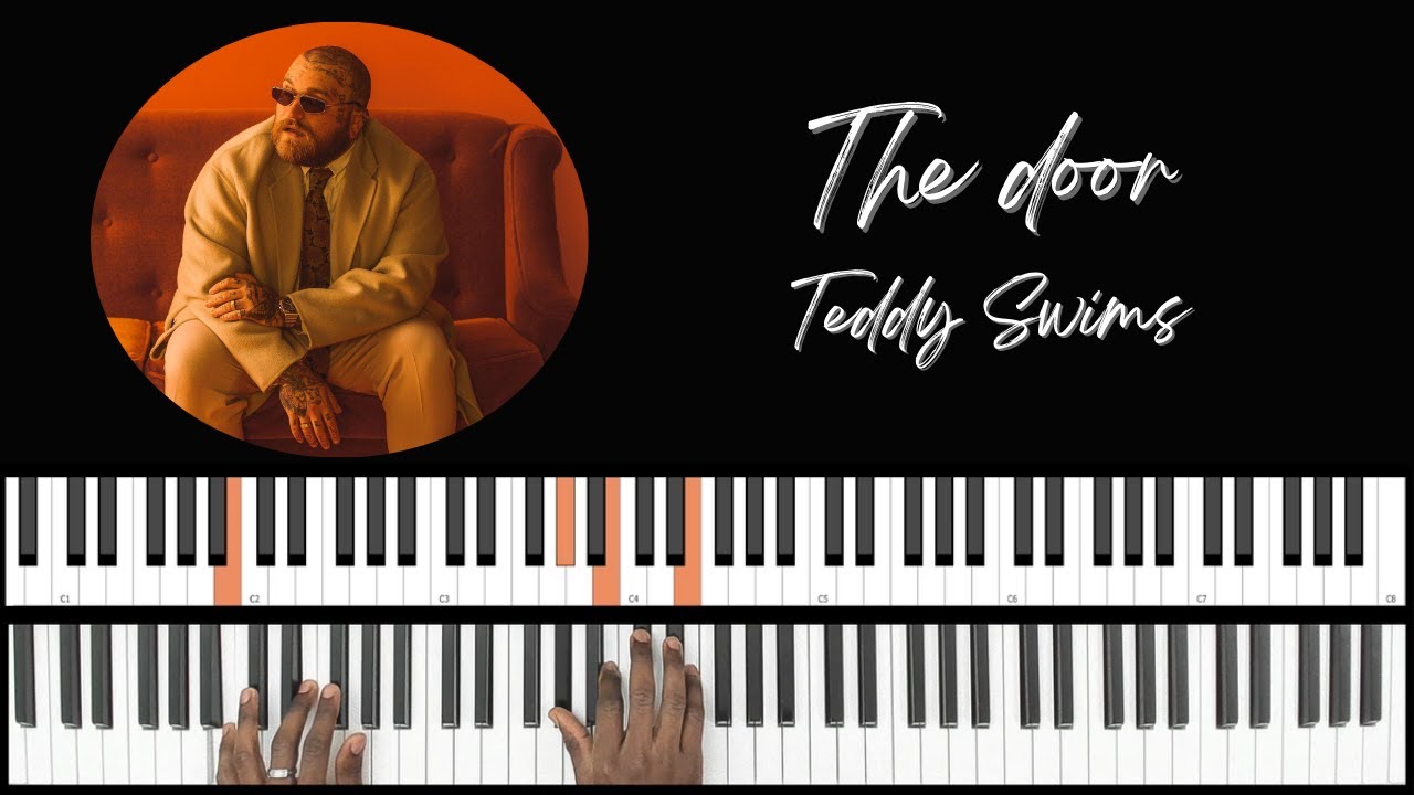 Teddy Swims - THE DOOR [Piano Tutorial] - YouTube