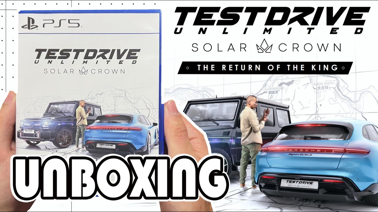 Test Drive Unlimited Solar Crown (PS5) Unboxing - YouTube