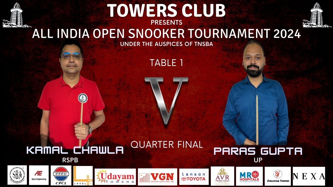T1 - QUARTER FINAL - KAMAL CHAWLA (RSPB) vs PARAS GUPTA (UP) - YouTube