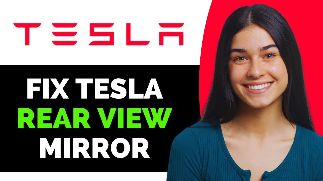 How To Fix Tesla Rear View Mirror - Full Guide - YouTube