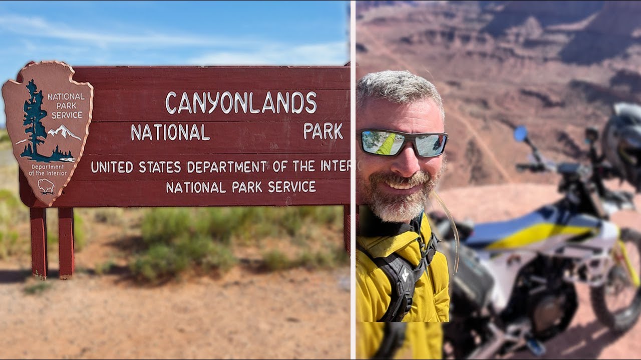 CANYONLANDS NATIONAL PARK: The Shafer Trail Switchbacks on a dual sport ...