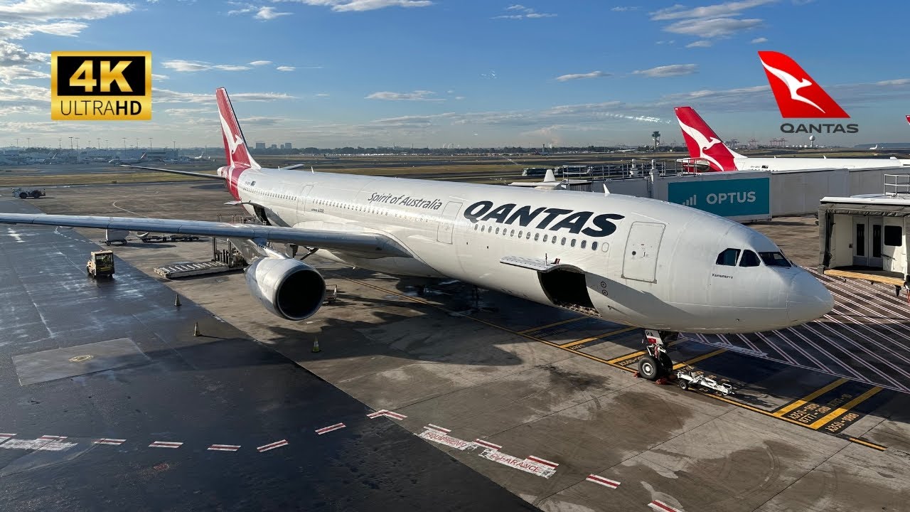 QANTAS A330-300 QF87 Economy - Sydney to Seoul, South Korea inc Sydney ...