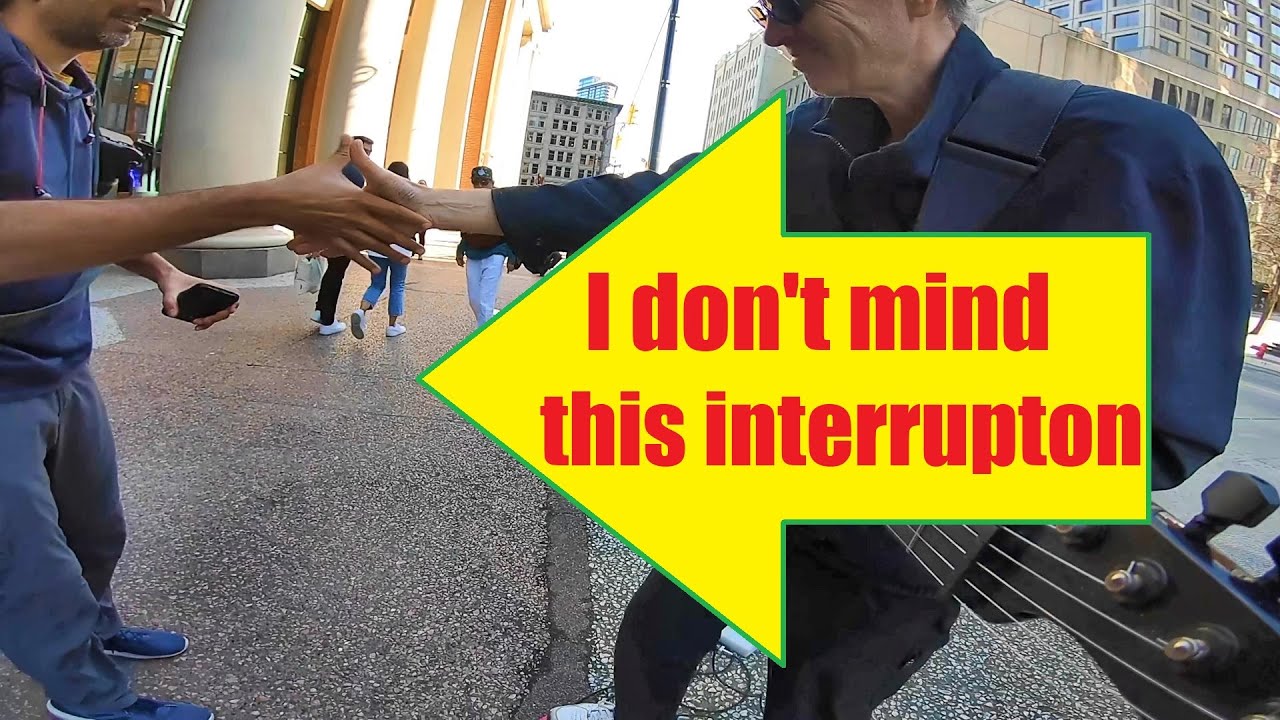 You can always interrupt me with a handshake! - YouTube