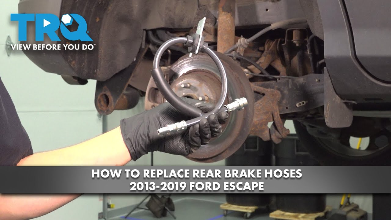 How to Replace Rear Brake Hoses 2013-2019 Ford Escape - YouTube