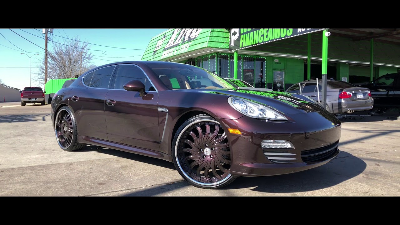 Porsche On 24” Amani Forged Wheels - YouTube