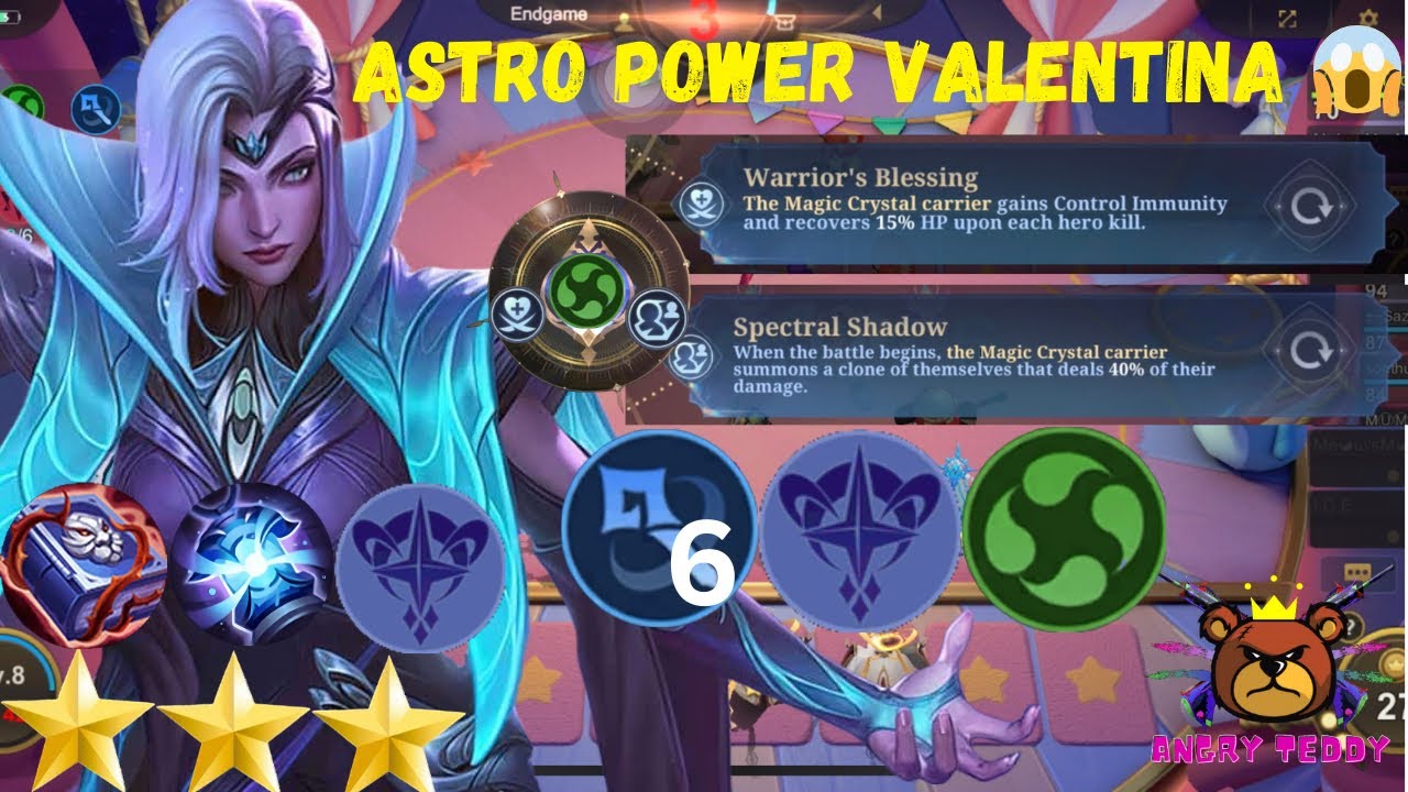 MLBB MAGIC CHESS!!! Astro Power Valentina😱😱😱 6 Mage + 3 Astro Power + 3 ...