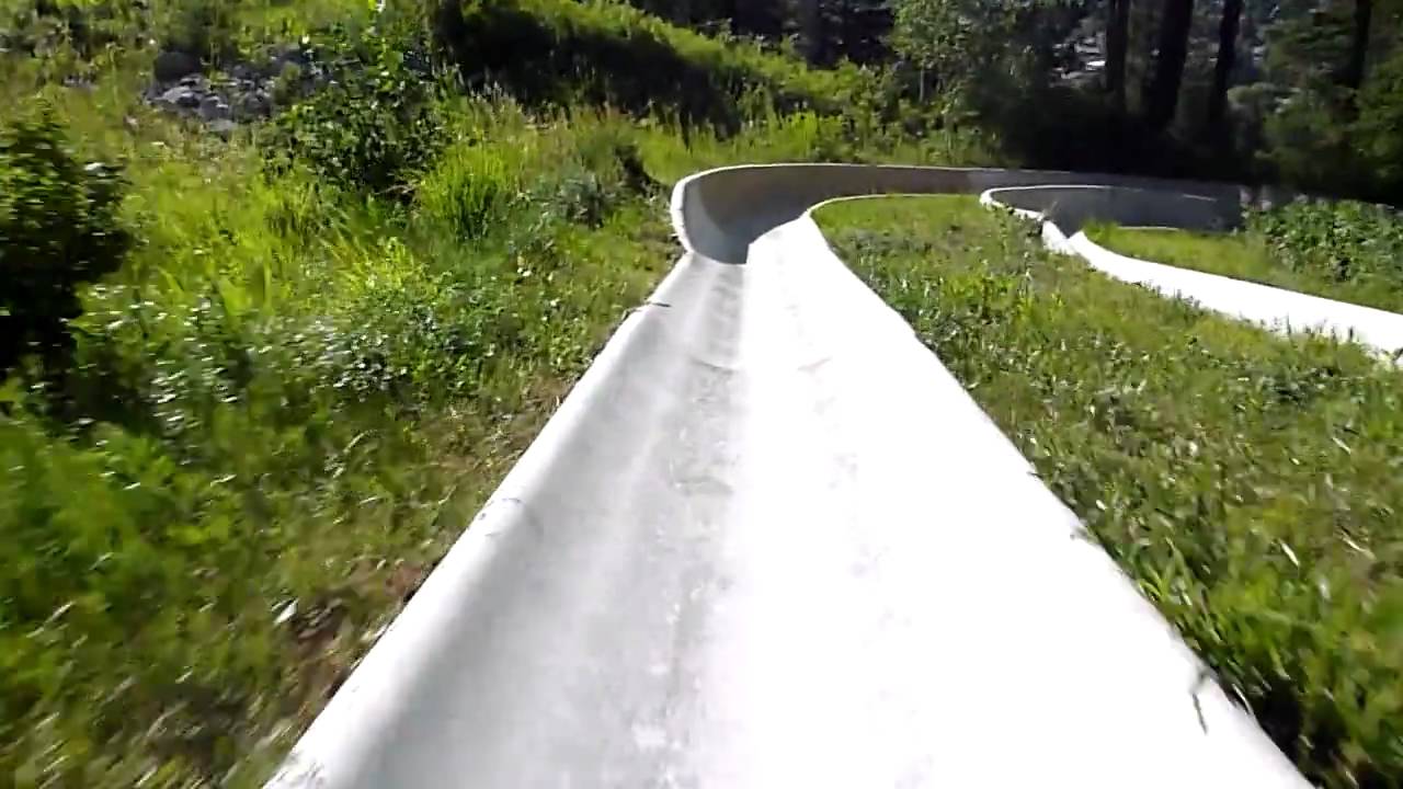 Jackson Hole - Snow King's Alpine Slide - Craig's Run - YouTube